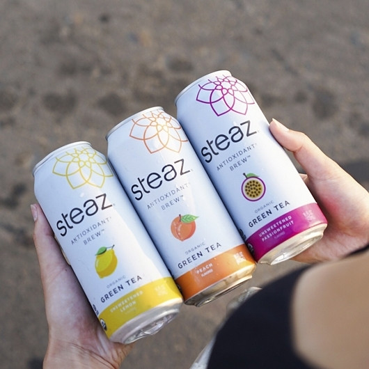 Steaz Iced Tea Organic Unsweetened Lemon, 16 Fluid Ounce, 12 Per Case