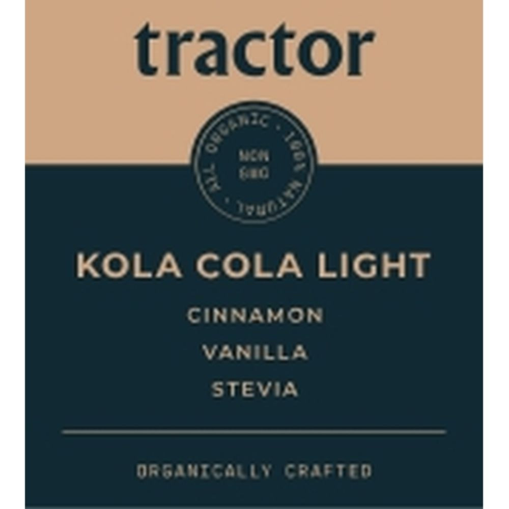Tractor Beverage Co Organic Tractor Cola Light Syrup, 2.5 Gallon, 1 Per ...