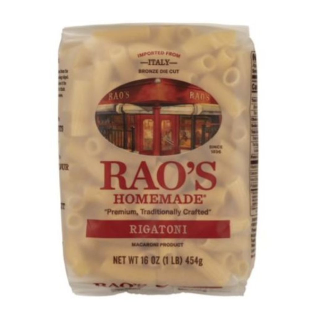 Rao's Homemade Rigatoni Pasta, 16 Ounces, 6 Per Case