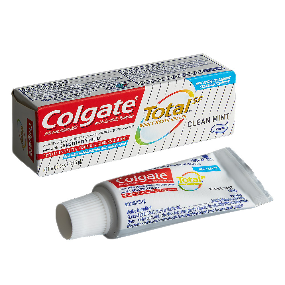 Colgate Total Clean Mint Trial Size 24/cs - Coast Brothers