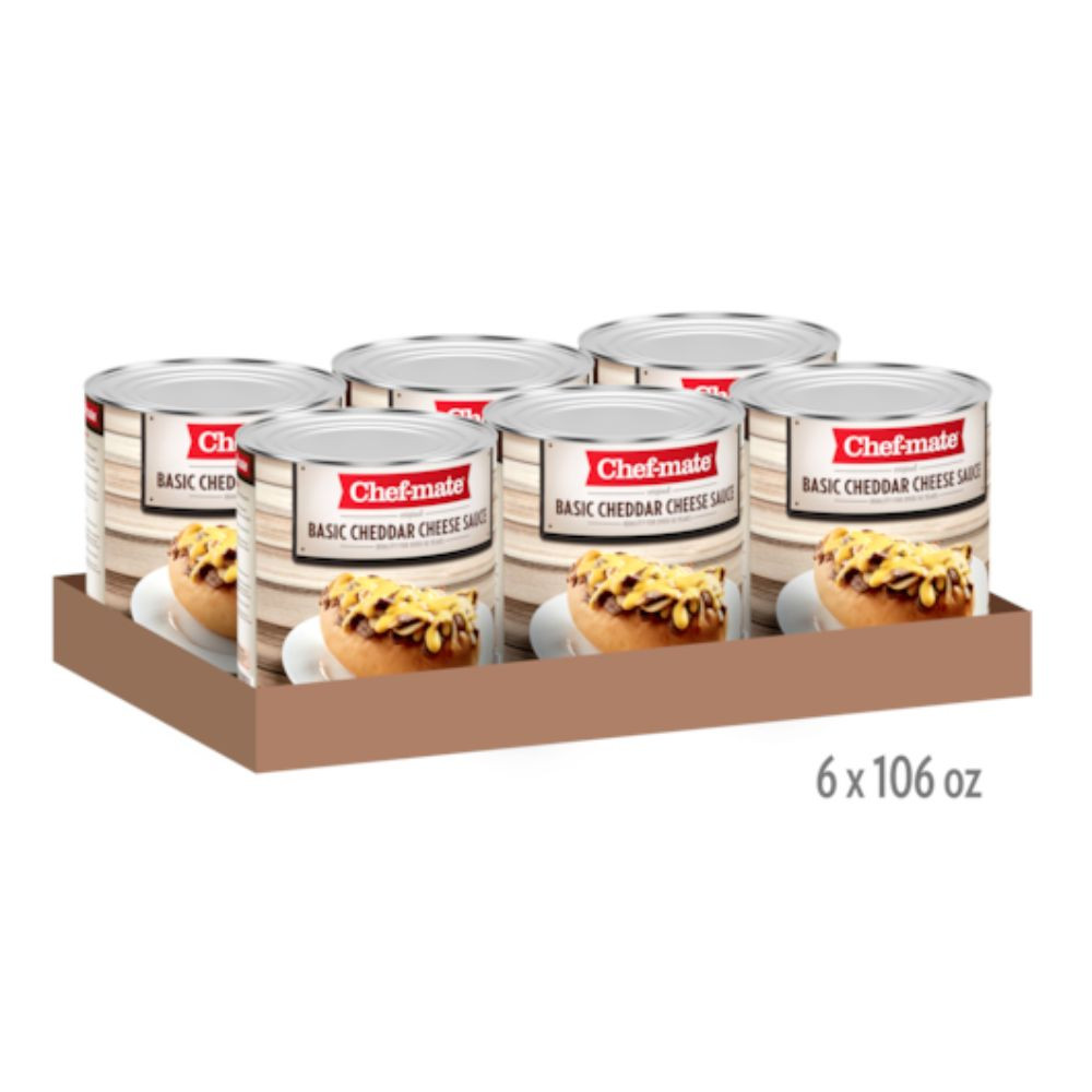 Chef-Mate Basic Cheddar Cheese Sauce, 106 Ounces, 6 Per Case