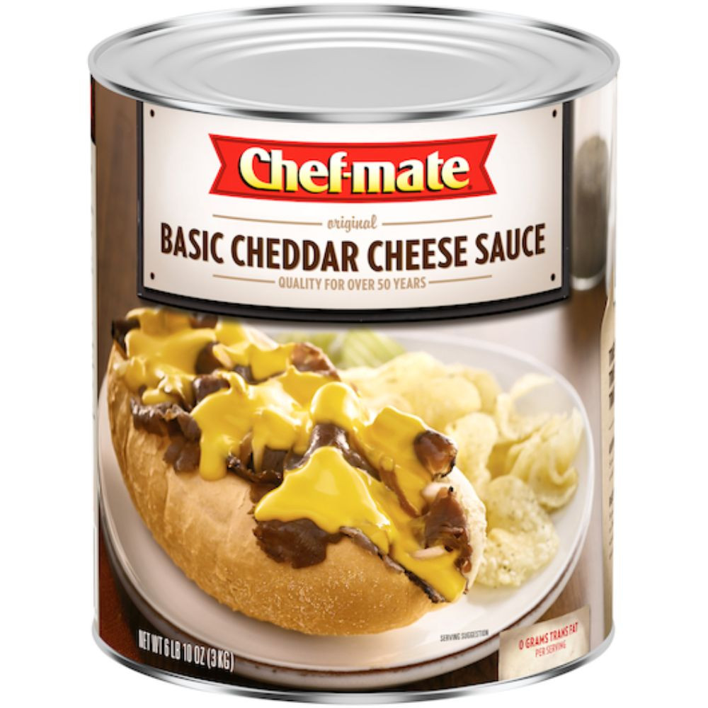 Chef-Mate Basic Cheddar Cheese Sauce, 106 Ounces, 6 Per Case