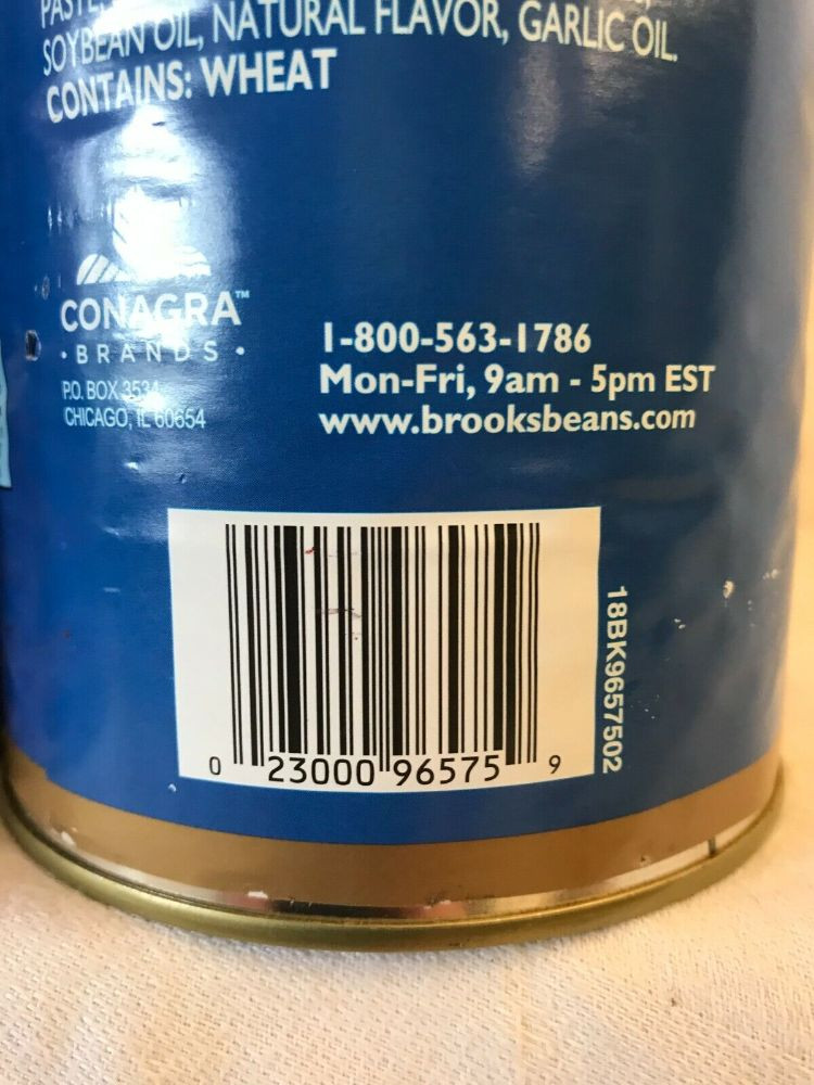 Brooks Hot "RED" Chili Beans Lot of 2- 40 oz