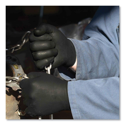 GloveWorks by AMMEX Heavy-Duty Industrial Nitrile Gloves, Powder-free ...