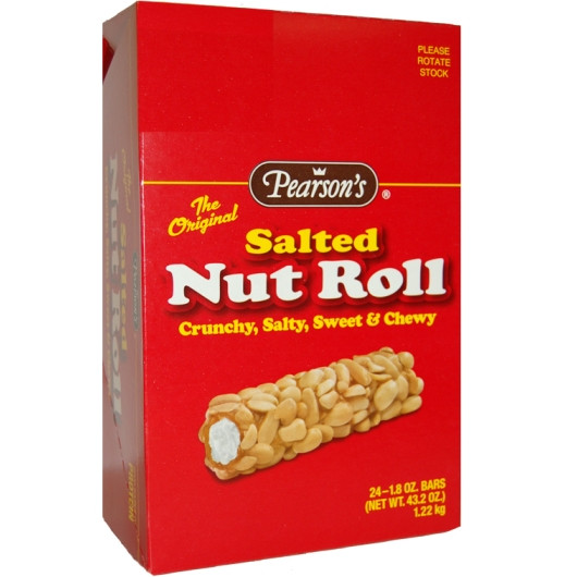 Pearson's Salted Nut Roll, 1.8 Ounces, 24 Per Box, 12 Per Case