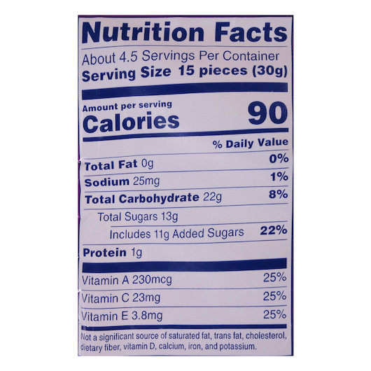 Welch's Concord Grape Fruit Snacks, 5 Ounces, 12 Per Case