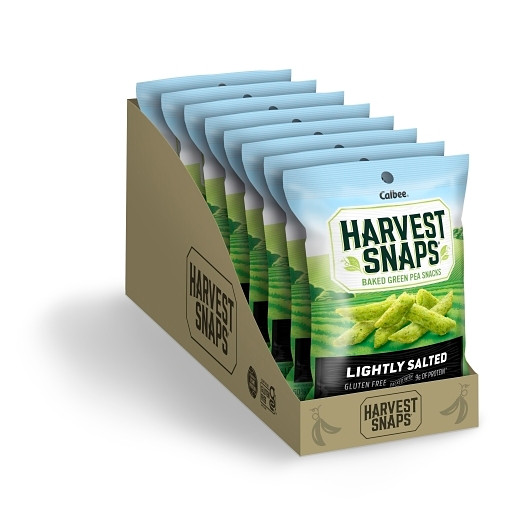 Harvest Snaps Green Pea Snack Crisps Lightly Salted Caddy, 1.75 Ounce ...