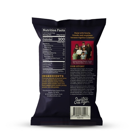 Siete Chipotle Bbq Kettle Cooked Potato Chips Case, 1.5 Ounce, 24 Per Case