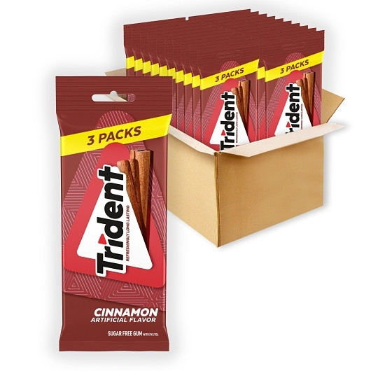 Trident Cinnamon Sugar Free Gum, 42 Count, 20 Per Case