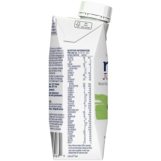 Nutren Junior Fiber Pediatric Vanilla Formula 1, 8.45 Fluid Ounce, 24 ...