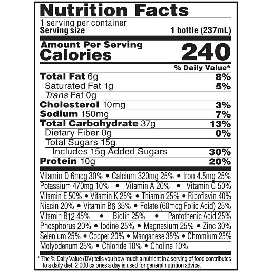 Boost Original Very Vanilla Nutritional Drink, 8 Fluid Ounce, 24 Per Case