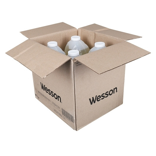 Wesson Vegetable Oil, 1 Gallon, 4 Per Case