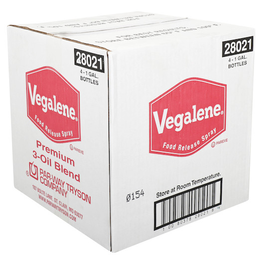 Vegalene Liquid Pan Coatings, 1 Gallon, 4 Per Case