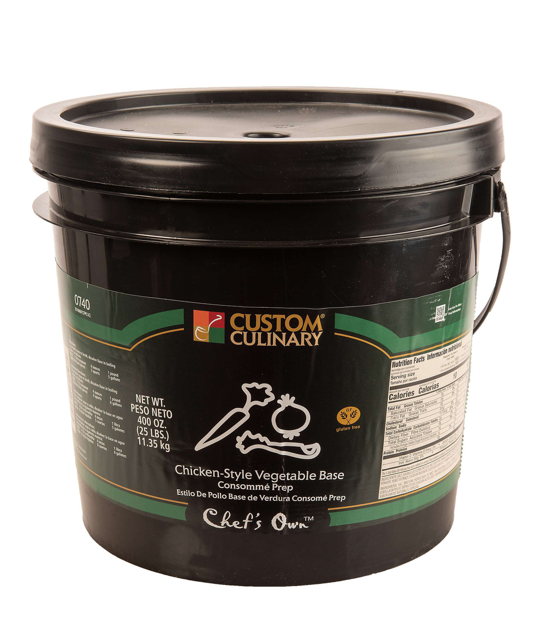 ustom Culinary Chicken-Style Vegetable Base Consomme Prep Gluten Free ...