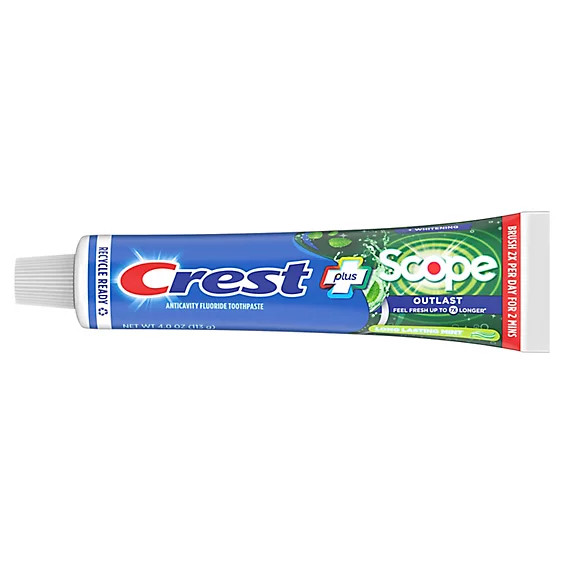 Crest Toothpaste Whitening & Scope Outlast, 4 Ounce, 24 Per Case