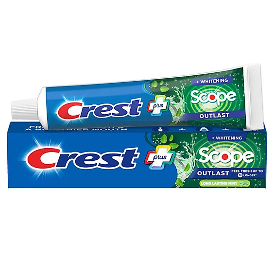 Crest Toothpaste Whitening & Scope Outlast, 4 Ounce, 24 Per Case