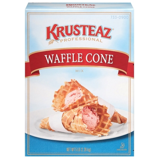 Krusteaz Waffle Cone Mix, 5 Pounds, 6 Per Case