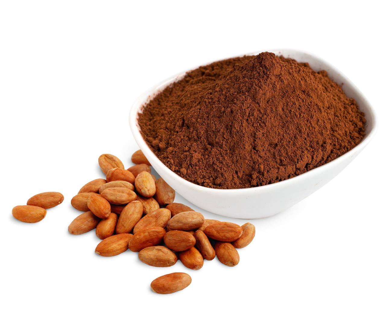 Ambrosia 22-24% High Fat, Natural, Cocoa Powder, 5 Pound Bags - 6 per ...