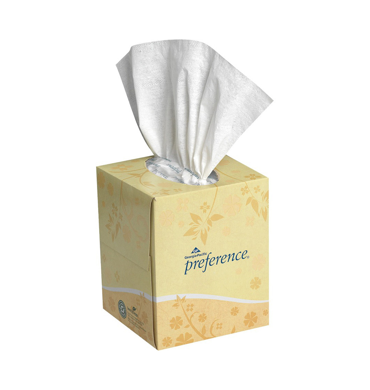 Preference Facial Tissue, Cube Box, 36 Boxes of 100 Sheets, White