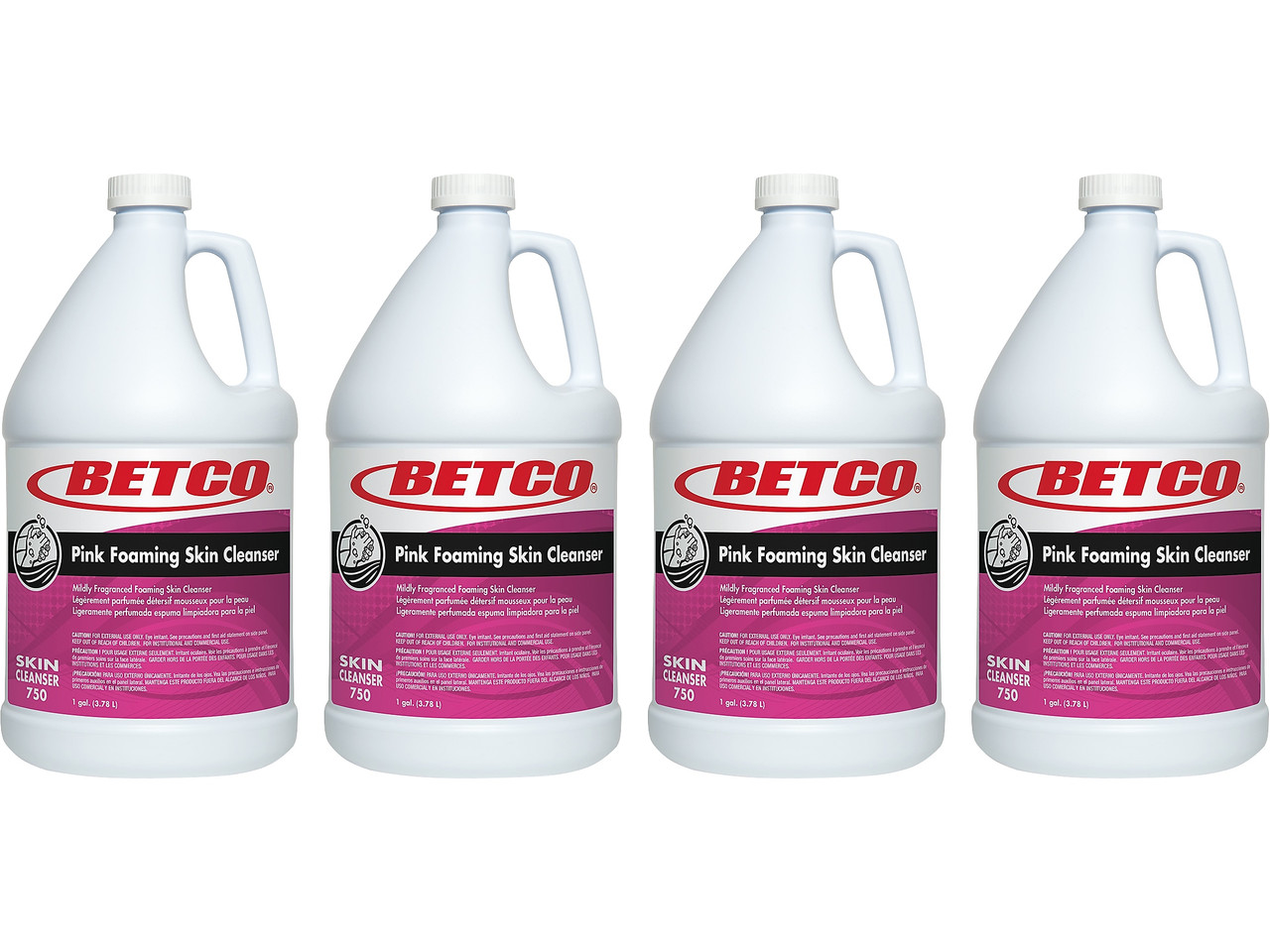 Betco Foaming Hand Soap Fresh Pink Foaming Skin Cleanser, 1 Gallon (4 ...