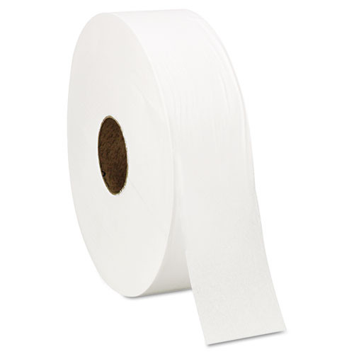 Jumbo Roll Bath Tissue, Septic Safe, 2 Ply, White, 3.4" X 1000 Ft, 12 ...