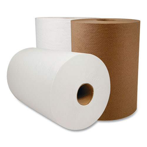 10 Inch Roll Towels, 1-ply, 10" X 800 Ft, Kraft, 6 Rolls/carton