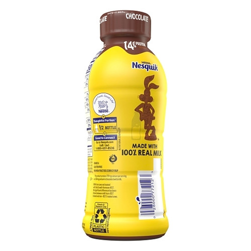 Nesquik Lowfat Chocolate Milk, 14 Fluid Ounce, 12 Per Case