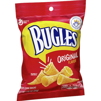 Bugles Original Flavor, .875 Oz/Bag, 60 Per Cas
