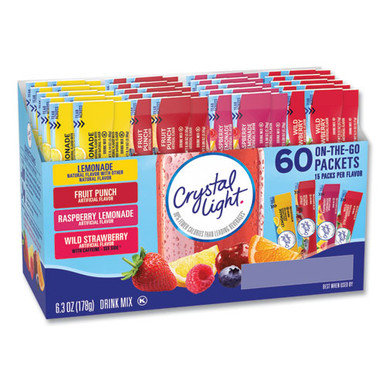 Crystal Light Variety Pack, Assorted Flavors, 60/pack