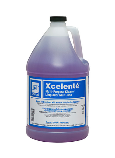 Spartan Xcelente Multi-Purpose Cleaner, Fresh Lavender, 1 Gallon, 4 Per ...