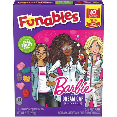 Ferrara Funables Barbie, 8 Ounce, 8 Per Case
