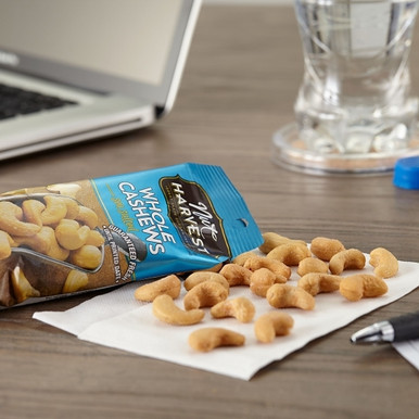 Frito Lay Nut Harvest Whole Cashews, 2.25 Ounce, 48 Per Case