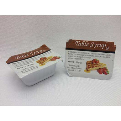 Sauer Regular Table Syrup, 1 Ounce, 100 per case