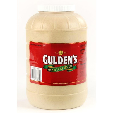Gulden's Country Style Mustard Bulk, 1 Gallon, 4 Per Case