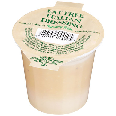 Naturally Fresh Fat Free Italian Dressing Single Serve, 1.5 Ounce, 100 ...
