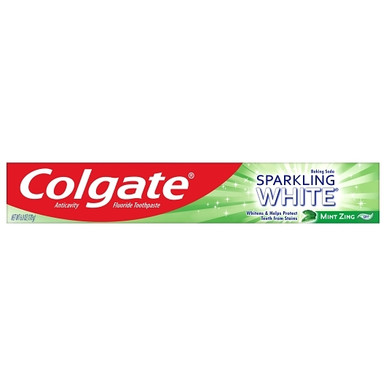 Colgate Sparkling White Mint Zing Toothpaste, 6 Ounces, 24 Per Case