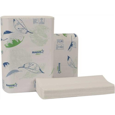 Renown White Advanced Multi-Fold Paper Towels, 250 Sheets Per Pack, 16 ...