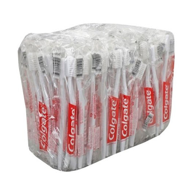 Colgate Cello Wrapped 28 Tuft Standard Head Toothbrush, 144 Per Case