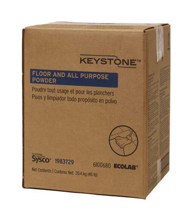 Keystone Floor Cleaner and All Purpose Powder, 45 Lbs - Coast Brothers