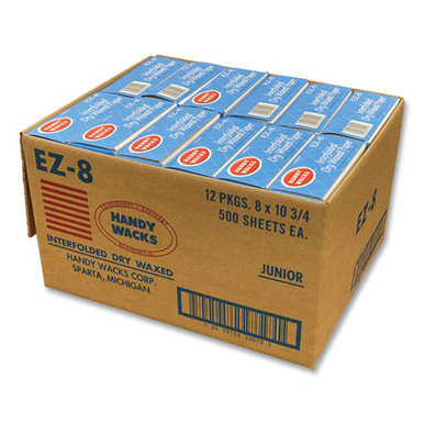 Handy Wacks Interfolded Dry Waxed Paper Deli Sheets, 10.75 X 8, 12/box ...
