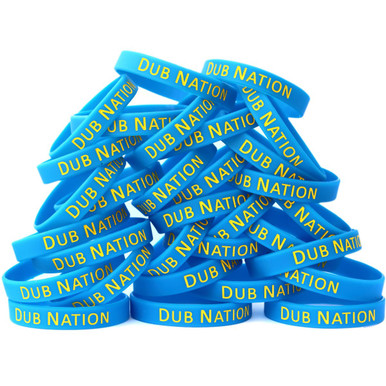 30 of Dub Nation Wristbands | Custom Awareness Wristbands | Adult & Youth