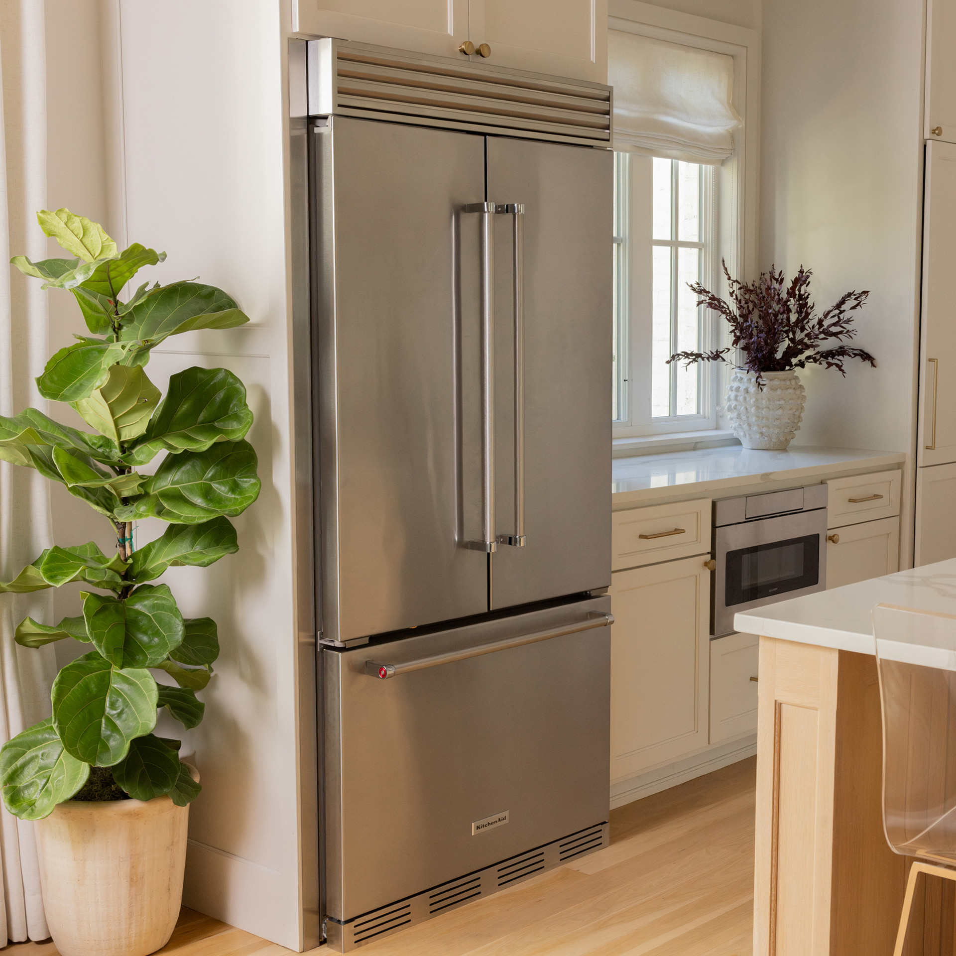 Built-In Look, Any Fridge: Refrigerator Trim Kits