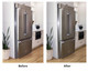Fridge Sticking Out? Get a Built-In Look with custom Side Panels
