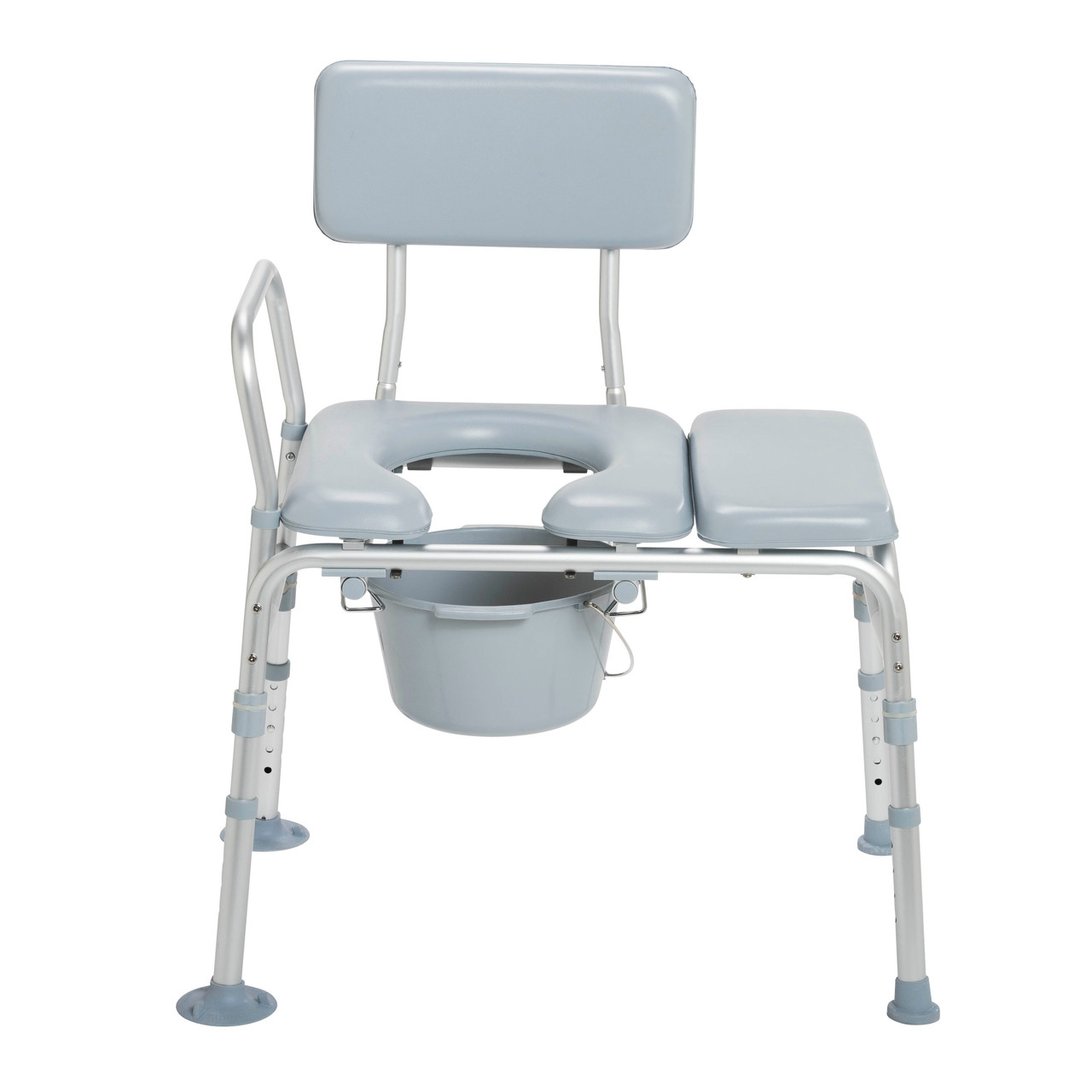 Padded Transfer Bench with Commode | Drive Medical | Ships FREE