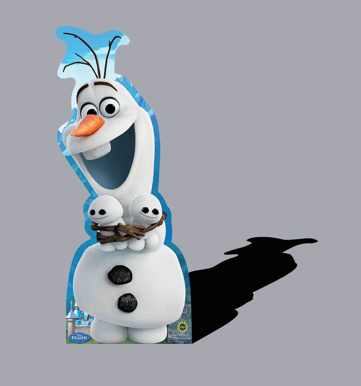 Life-size Olaf Hugging Snowgies Frozen Cardboard Cutout