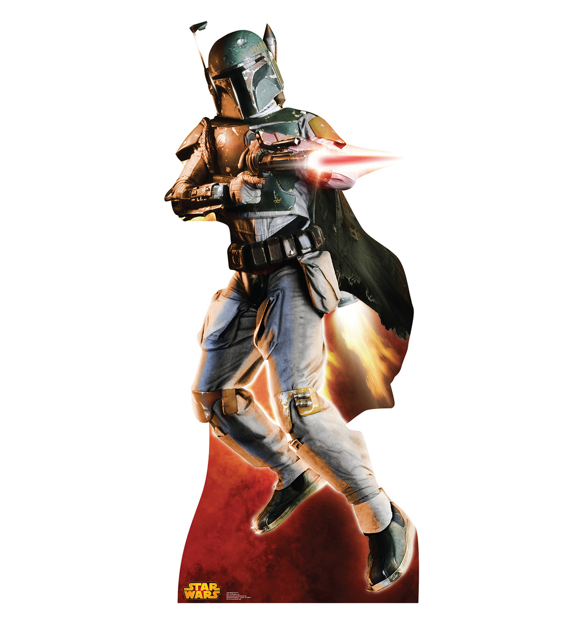 Life size Boba Fett Retouched Cardboard Standup Cardboard Cutout Life size Boba Fett Retouched Cardboard Standup Cardboard Cutout