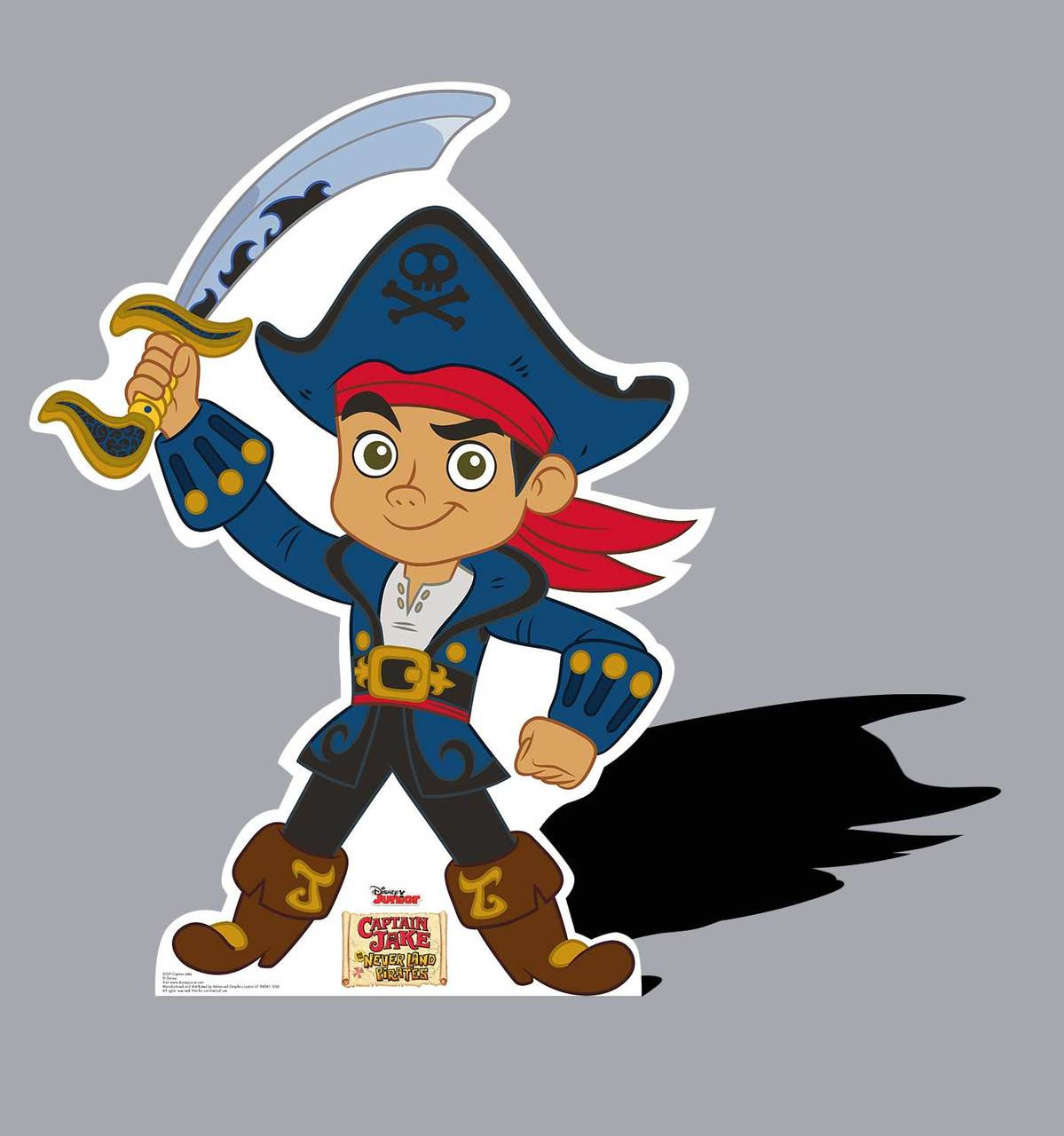 Life-size Captain Jake - Jake and The Neverland Pirates Cardboard ...