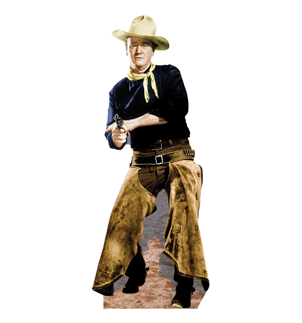 Life-size John Wayne with Chaps Cardboard Cutout