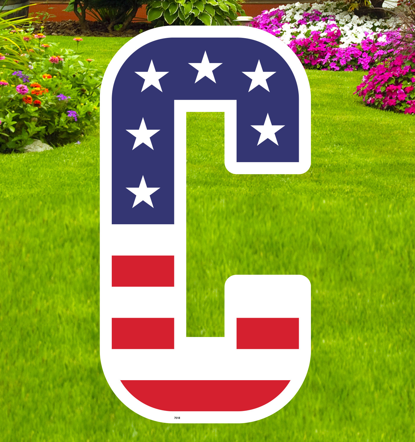 USA FONT - C Outdoor Letter