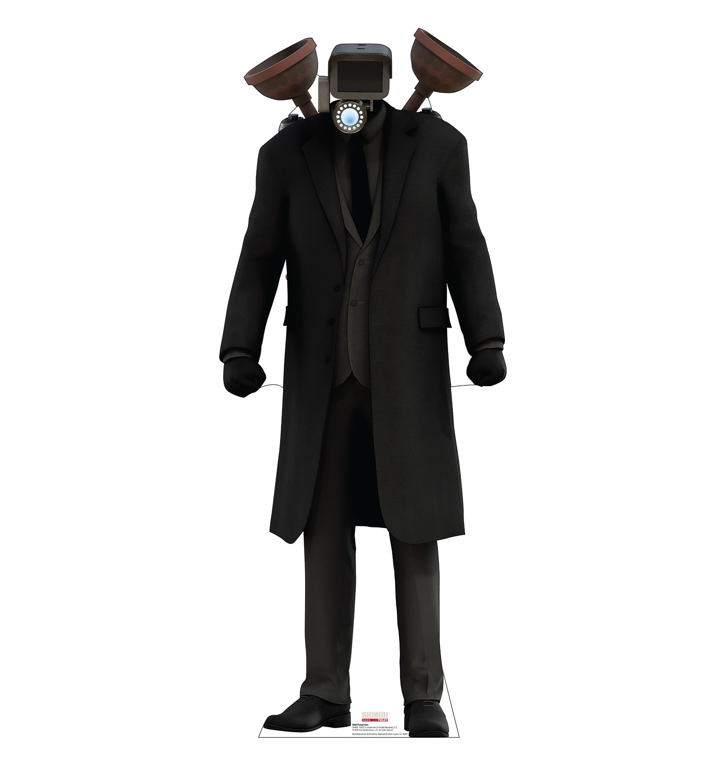 Life-size Cardboard Cutout Plungerman (Skibidi Toilet) | 5649